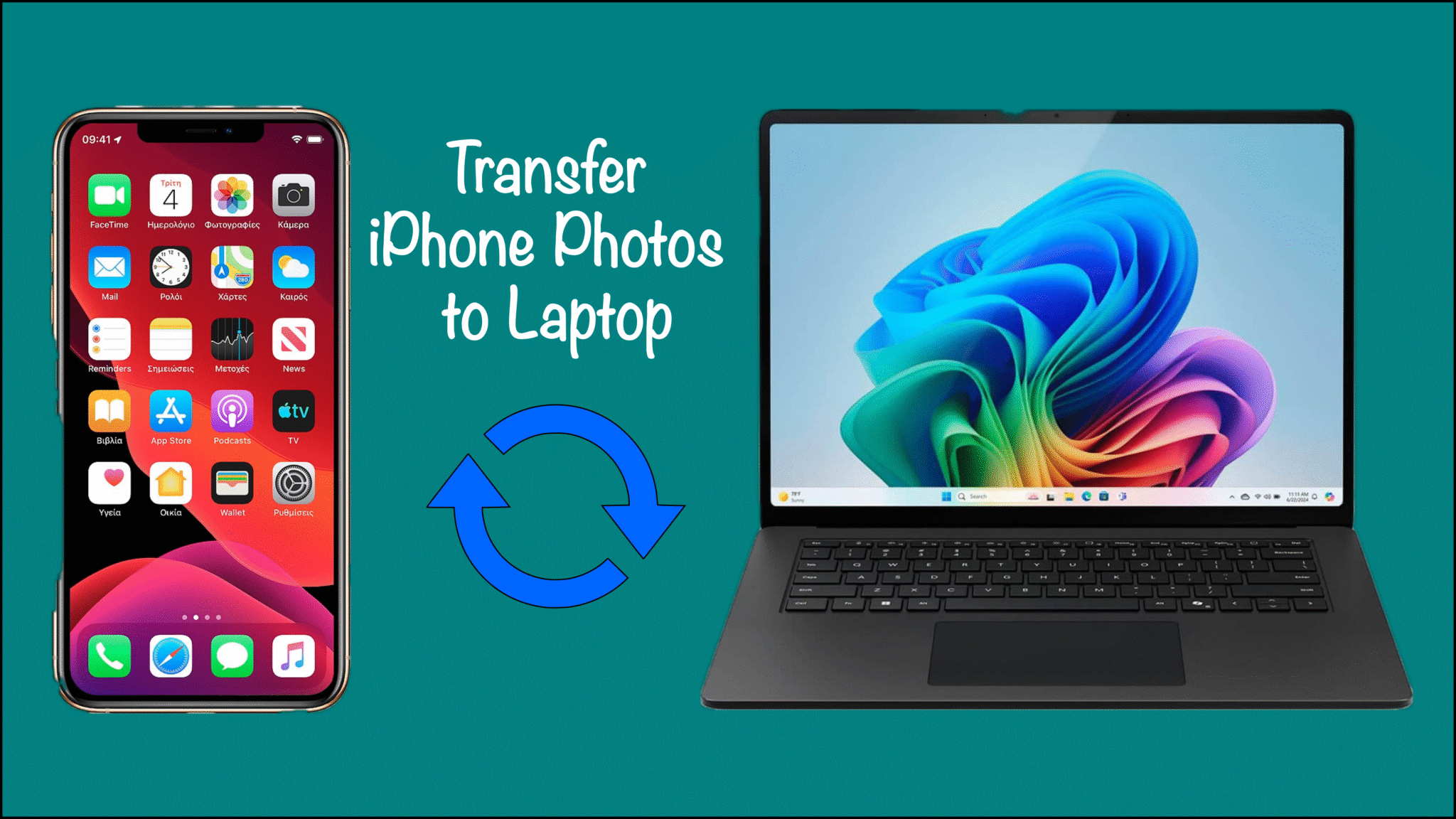 How To Transfer IPhone Photos To Laptop In 2 Minutes (Works On All PCs ...